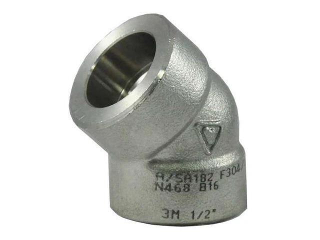 Click here for ZORO SELECT 2UB98 3/4 Socket Weld 304 SS 90 Degree... prices