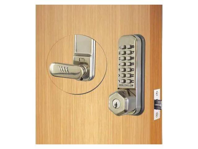Click here for CODELOCKS CL250K-SS Mechanical Lockset Stainless S... prices