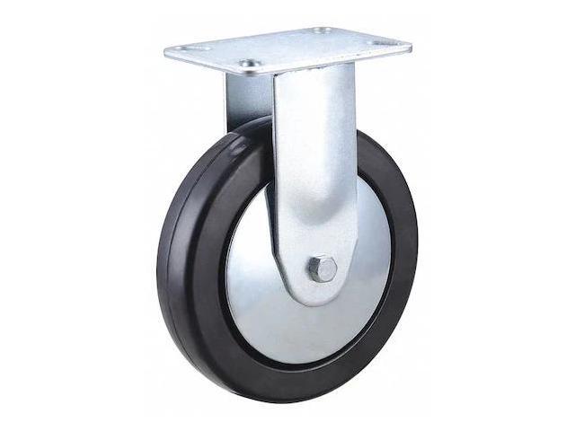Click here for ZORO SELECT 33J071 Rigid Plate Caster Rubber 6 in.... prices