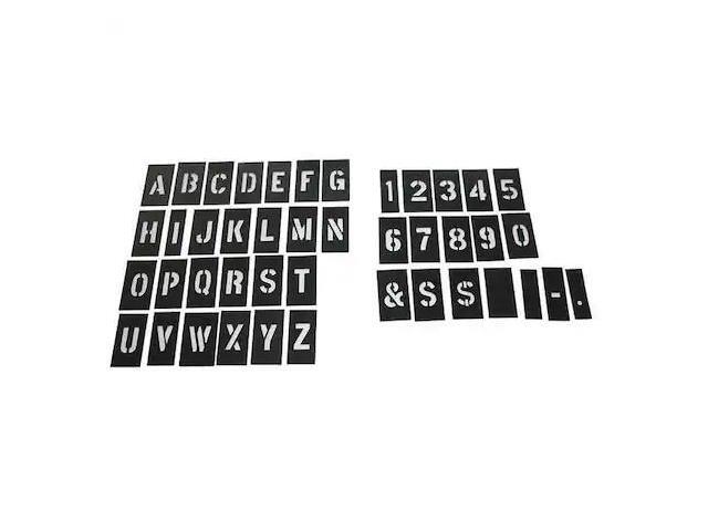 Click here for ZORO SELECT 20Y523 Stencil Kit  Combination Set  L... prices