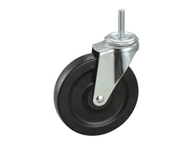 Click here for ZORO SELECT 32J789 Swivel Stem Caster  Rubber  5 i... prices