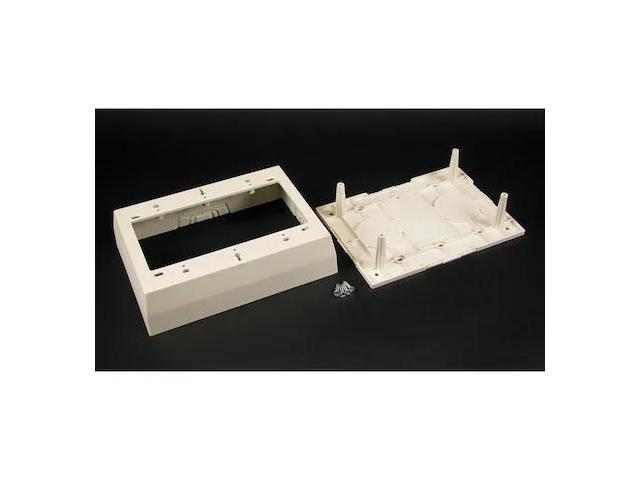 Click here for WIREMOLD 2348-3 Three Gang Box Fitting Ivory PVC prices