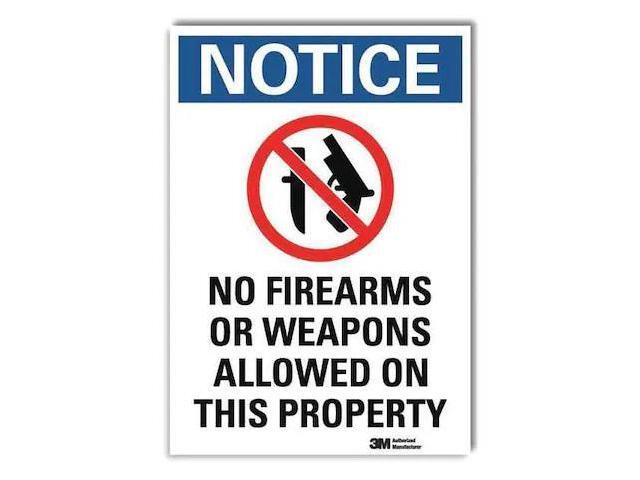 Click here for LYLE U1-1015-RD_10X14 Notice Sign  14 in H  10 in... prices