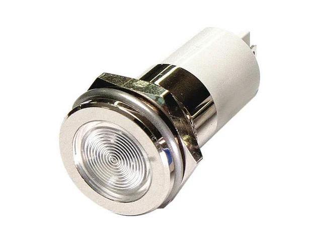 Click here for ZORO SELECT 24M167 Flat Indicator Light White 12VD... prices