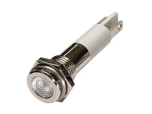 Click here for ZORO SELECT 24M064 Flat Indicator Light White 12VD... prices