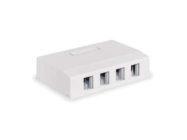 Click here for HUBBELL PREMISE WIRING HSB4W Surface Housing 4 Por... prices