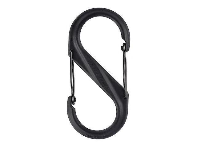 Click here for Nite Ize S-Biner Plastic Size #8 - Black/Black Gat... prices