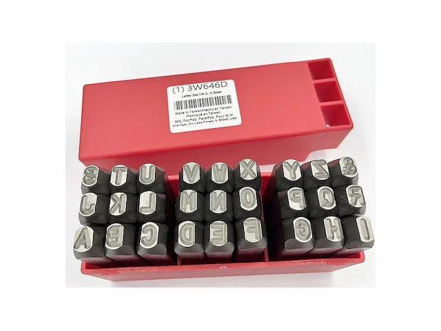 Click here for ZORO SELECT 3W646 Letter Set 1/4 In. H Steel prices