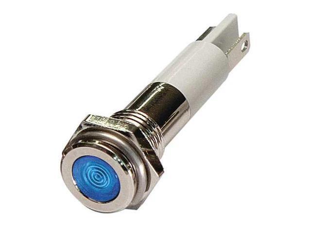 Click here for ZORO SELECT 24M068 Flat Indicator Light  Blue  24V... prices