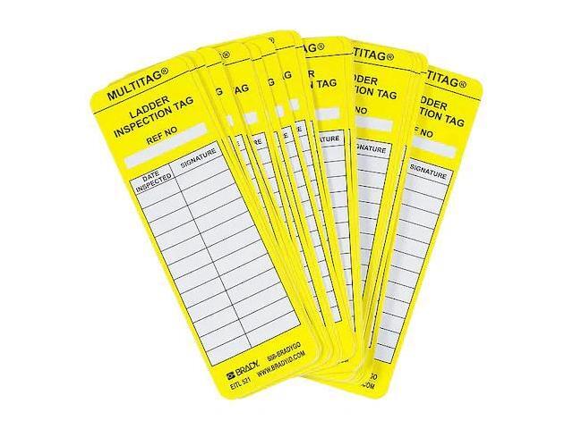 Click here for BRADY LAD-EITL521 Laddertag(tm) Insr 6-1/2 x 2 In... prices