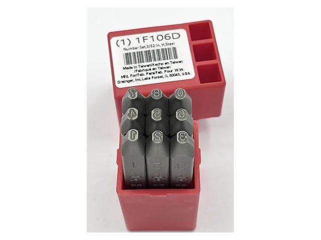 Click here for ZORO SELECT 1F106 Hand Stamp Kit  Number Set prices