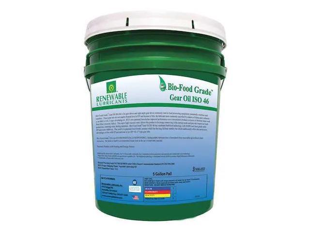 Click here for RENEWABLE LUBRICANTS 87214 5 gal Gear Oil Pail 46... prices
