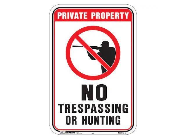 Click here for HY-KO A11520 No Trespassing Or Hunting Sign 12 x 1... prices