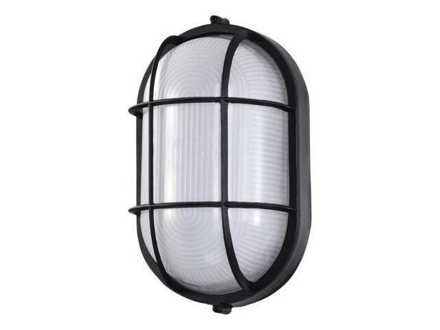Click here for NUVO 62/1391 LED Oval Bulk Head Fixture  Black Fin... prices