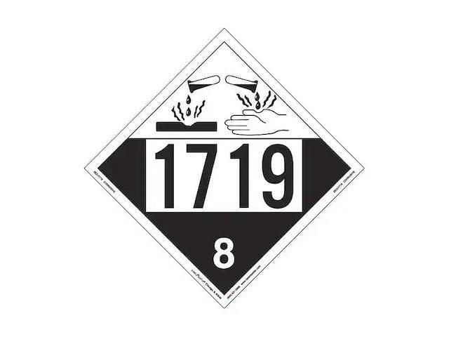 Click here for LABELMASTER ZEZ41719 Corrosive Placard UN1719 PK25 prices