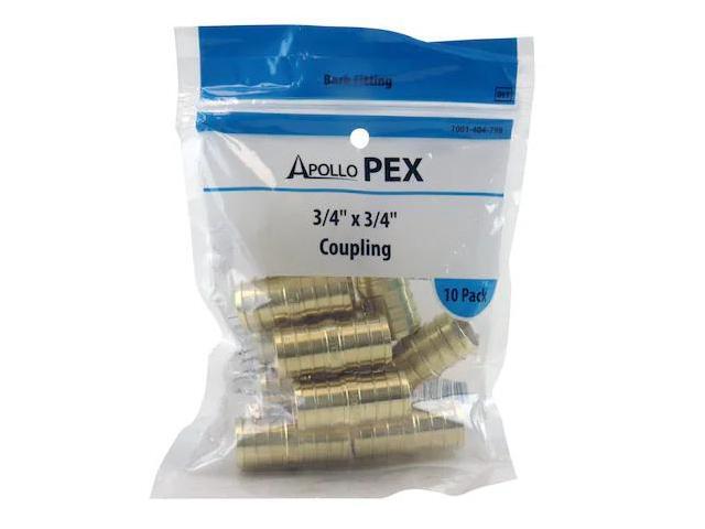 Click here for APOLLO APXC3410PK 3/4 in. Brass PEX Barb Coupling... prices