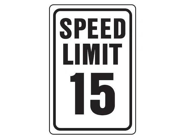 Click here for HY-KO A11057 Speed Limit 15 Mph Sign 12 x 18 prices