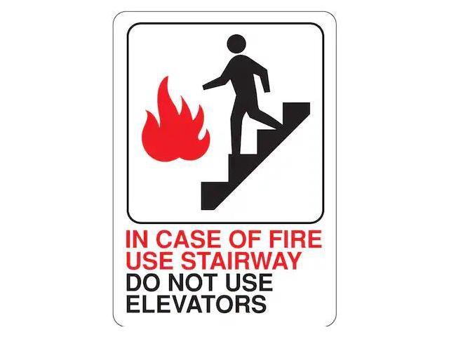 Click here for HY-KO A02073 In Case Of Fire Use Stairway Sign 5 x... prices