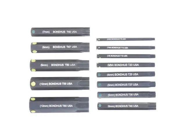 Click here for BONDHUS 32037 Torx Socket Bit Set With Proguard (1... prices