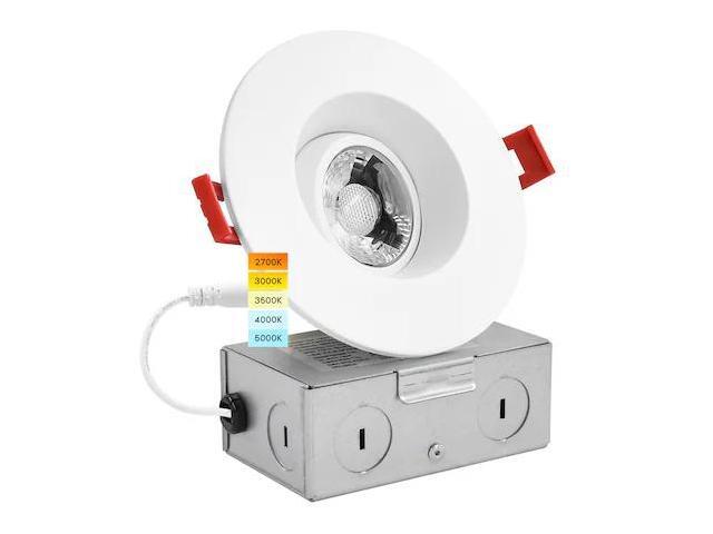 Click here for LUXRITE LR23268-1PK 3 Inch Gimbal LED Recessed Dow... prices