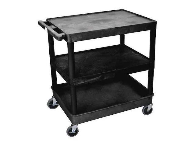 Click here for Luxor Tc221-B 3 Shelf Tub Cart prices