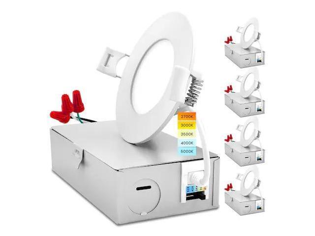 Click here for LUXRITE LR23751-4PK 3 Inch Ultra Thin LED Recessed... prices