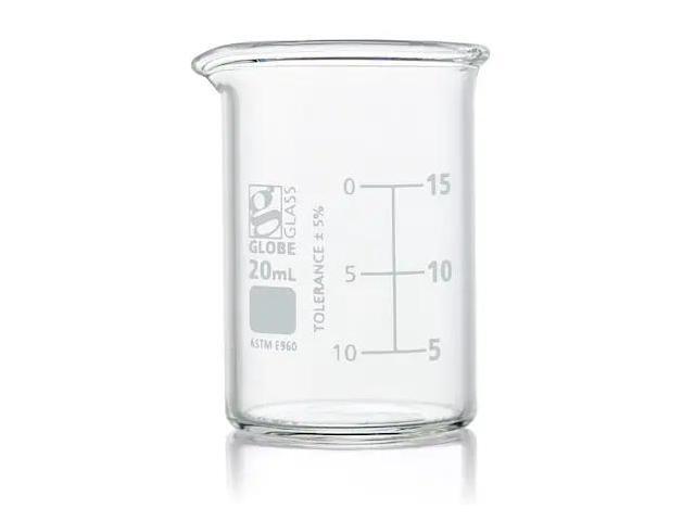 Click here for GLOBE SCIENTIFIC 8010020 Beaker  Globe Glass  20mL... prices