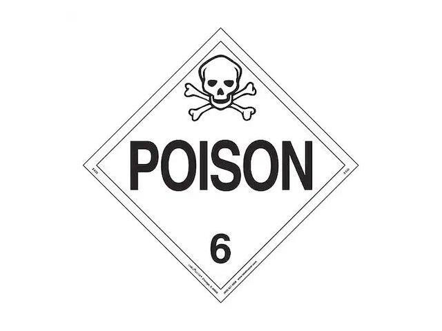 Click here for LABELMASTER Z-EZ5 Poison Placard Worded E-Z PK25 prices