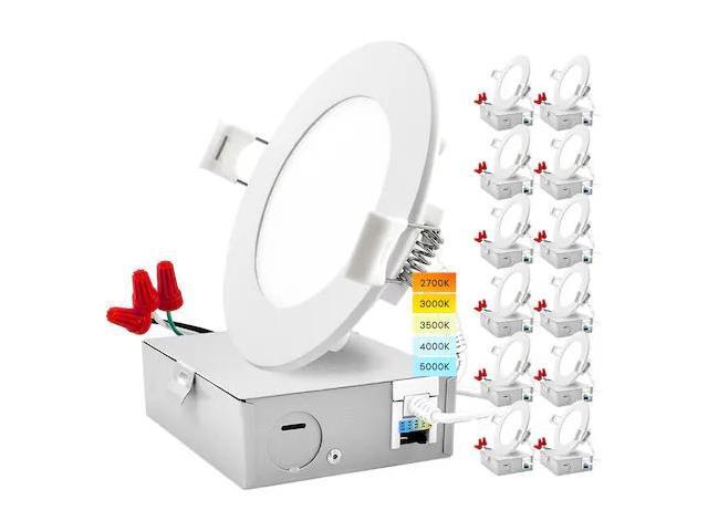 Click here for LUXRITE LR23756-12PK 4 Inch Ultra Thin LED Recesse... prices