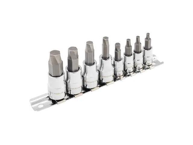 Click here for POWERBUILT 240093 8Pc SAE Zeon Hex Bit Socket Set... prices