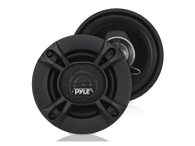 Pyle Two-Way Sound Speaker System  4 Coaxial Loud Audio  240 Watts  4 Ohm Impedance  3/4 Asv Voice Coil - Black