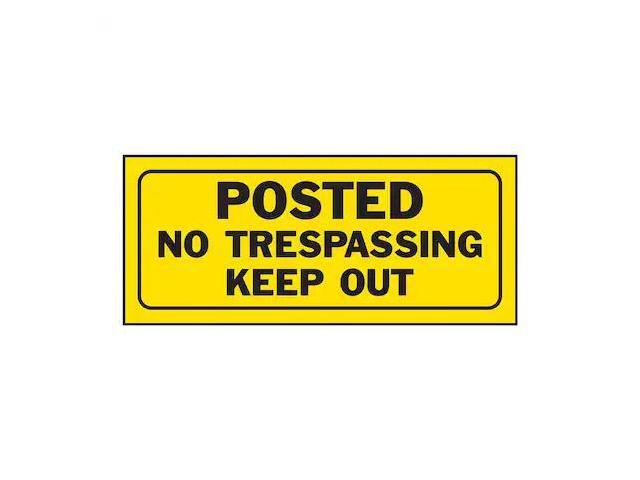 Click here for HY-KO A23004 Posted No Trespassing Keep Out Sign 6... prices