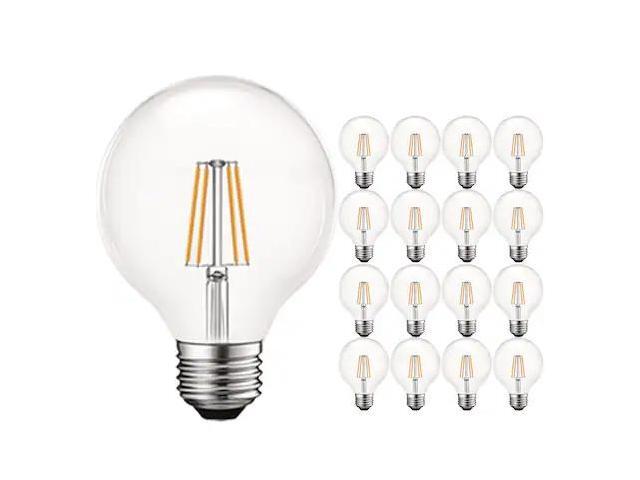 Click here for LUXRITE LR21620-16PK G25 LED Light Bulbs 5W (60W E... prices