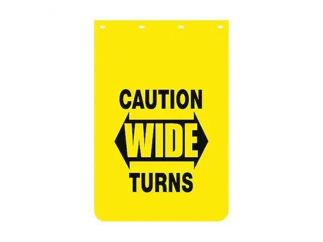 Click here for BUYERS PRODUCTS B2430YC Mudflap Caution Wide Turns... prices