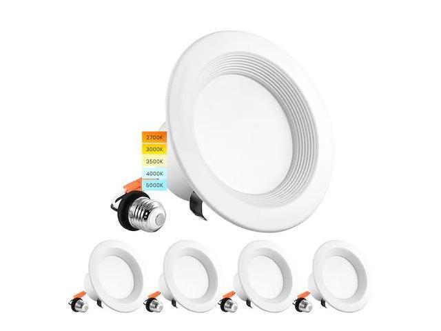 Click here for LUXRITE LR23790-4PK 4 LED Recessed Can Lights 5 CC... prices