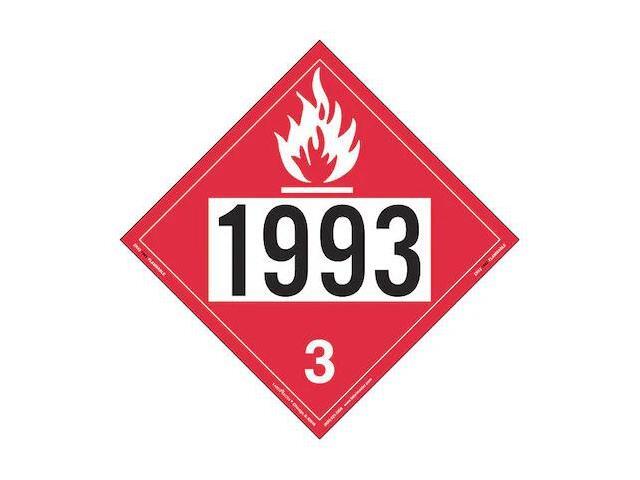 Click here for LABELMASTER ZRV21993 Flammable Liquid Placard 1993... prices