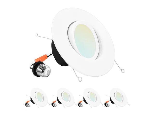 Click here for LUXRITE LR23043-4PK 5/6 Inch Gimbal LED Recessed C... prices
