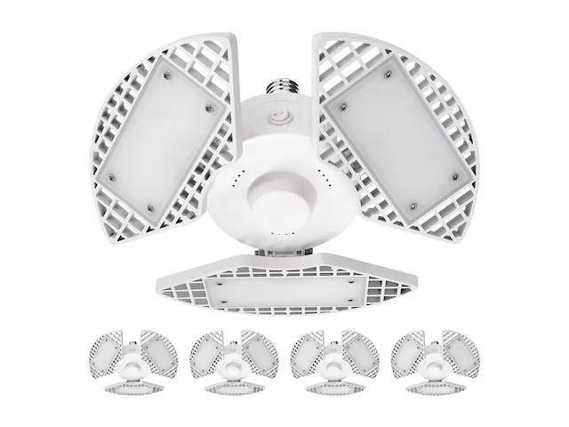 Click here for LUXRITE LR42350-4PK Deformable LED Garage Light Bu... prices