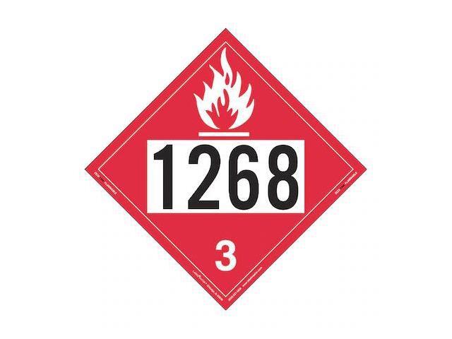 Click here for LABELMASTER ZEZ21268 Flammable Liquid Placard 1268... prices