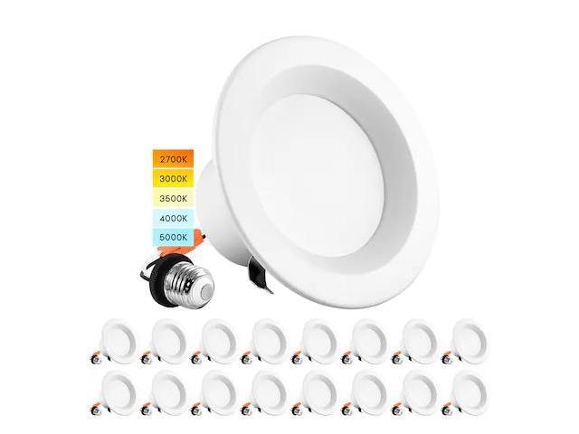 Click here for LUXRITE LR23791-16PK 4 LED Recessed Can Lights 5 C... prices
