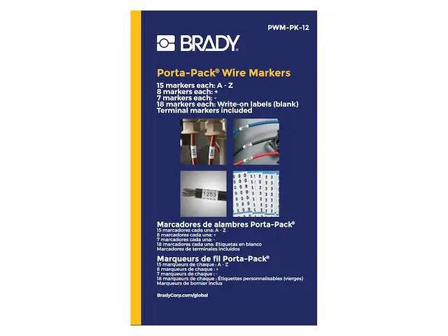 Click here for BRADY PWM-PK-12 Porta-Pack Wire Marker Book Reposi... prices