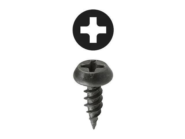 Click here for DOTTIE FT6716 Sheet Metal Screw  #6 x 7/16 in  Bla... prices