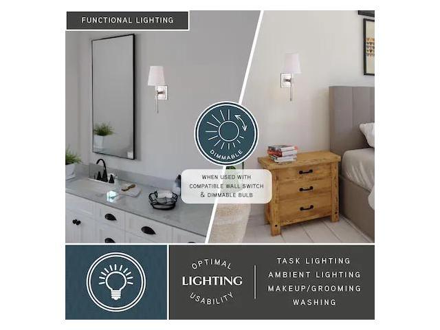 Click here for VAXCEL W0247 Ritz 1L Vanity Satin Nickel prices