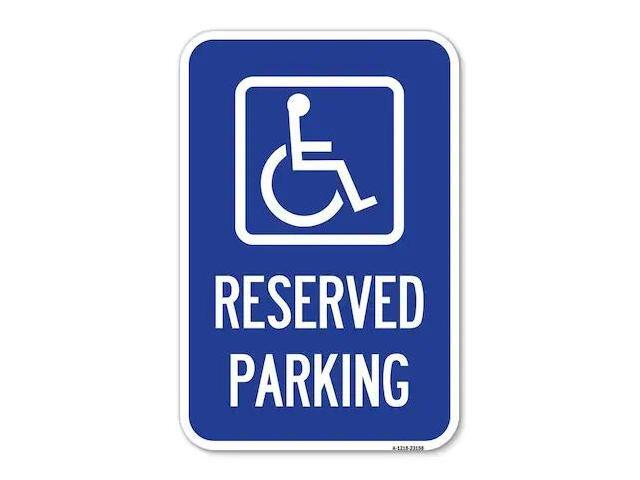 Click here for SIGNMISSION A-1218-23158 Reserved Parking Handicap... prices