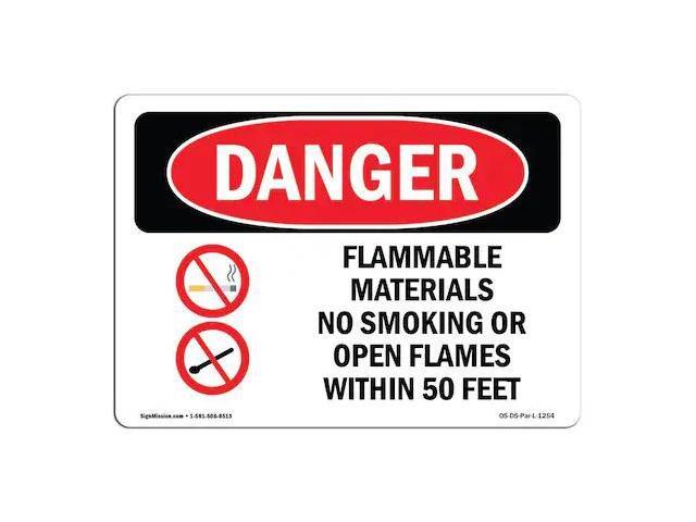 Click here for SIGNMISSION OS-DS-D-35-L-1254-10PK OSHA Sign  Flam... prices