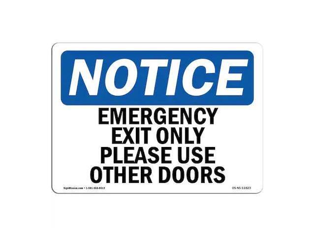 Click here for SIGNMISSION OS-NS-D-35-L-11823-10PK OSHA Sign  Eme... prices