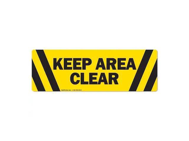 Click here for SIGNMISSION FD-2-C-16-99923 Keep Area Clear 16in N... prices