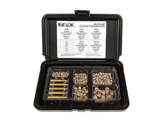 Click here for ZORO SELECT EZ-TH100 Heat-Set Insert Kit  #4-40 to... prices