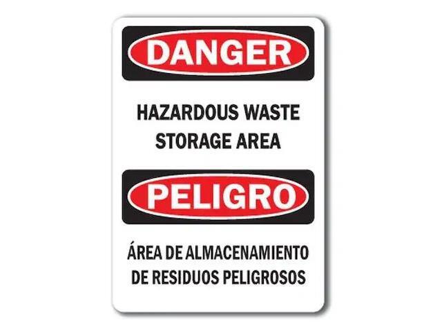 Click here for SIGNMISSION DS-Hazardous Waste Storage Bilingual S... prices