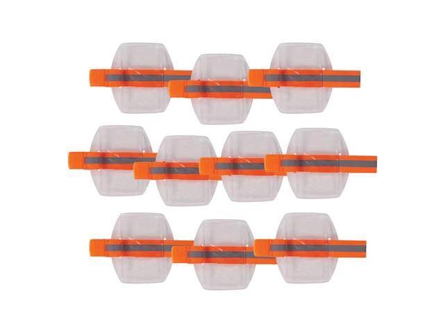 Click here for ERGODYNE 3386HVPK10 3386 Hi-Vis Orange Arm Band ID... prices